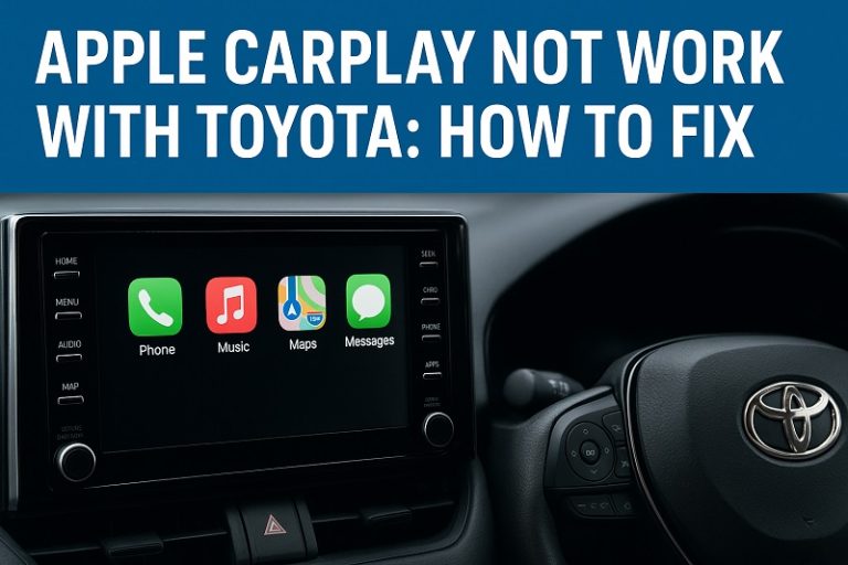 Apple CarPlay Not Working with Toyota: How to Fix - Know Vehicles