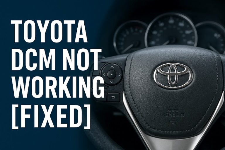 Toyota DCM Not Working [FIXED] - Know Vehicles