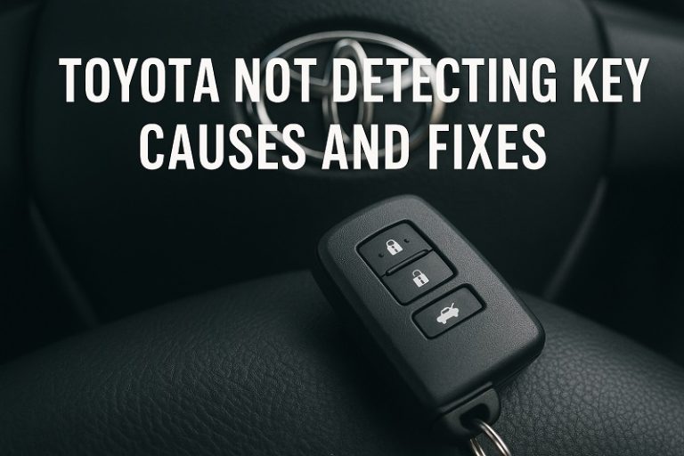 Toyota Not Detecting Key: Causes and Fixes - Know Vehicles