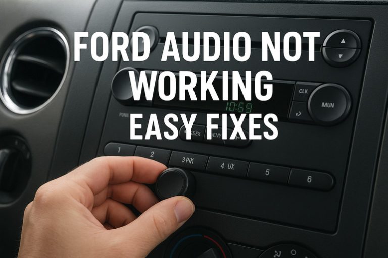 Ford Audio Not Working: Easy Fixes - Know Vehicles