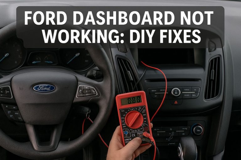 Ford Dashboard Not Working: DIY Fixes - Know Vehicles