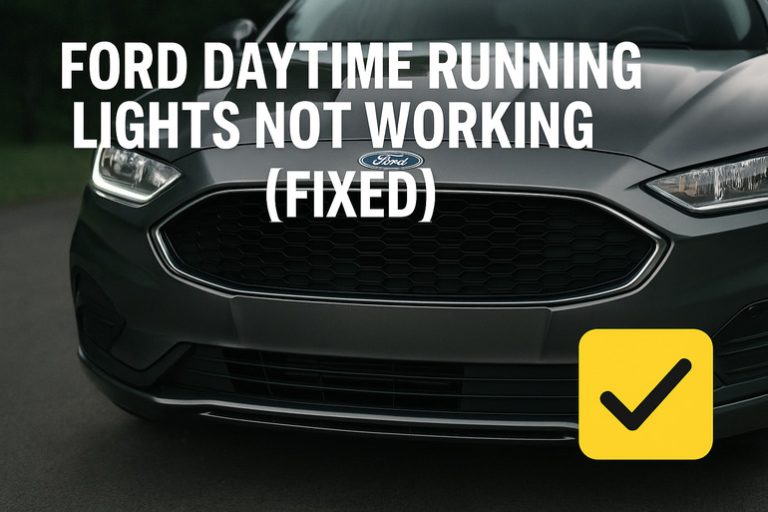 Ford Daytime Running Lights Not Working [FIXED] - Know Vehicles