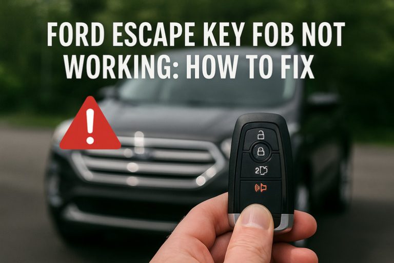 Ford Escape Key Fob Not Working: How to Fix - Know Vehicles