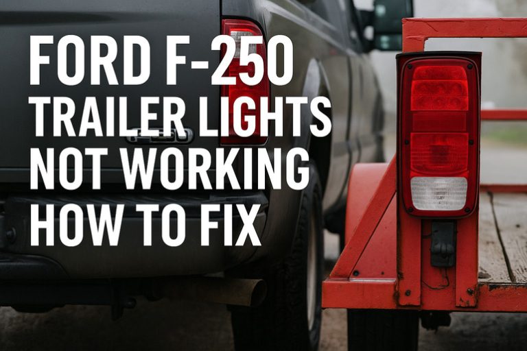 Ford F250 Trailer Lights Not Working: How to Fix - Know Vehicles