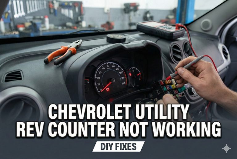 Chevrolet Utility Rev Counter Not Working: DIY Fixes - Know Vehicles