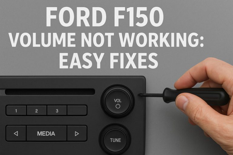 Ford F150 Volume Not Working: Easy Fixes - Know Vehicles