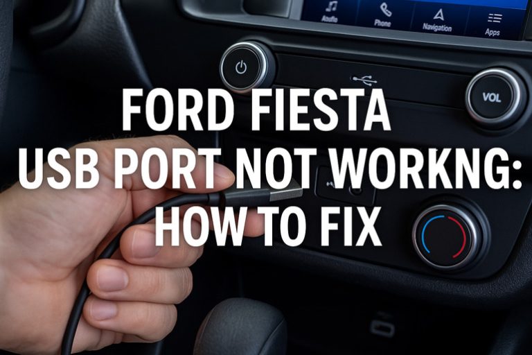 Ford Fiesta USB Port Not Working: How to Fix - Know Vehicles