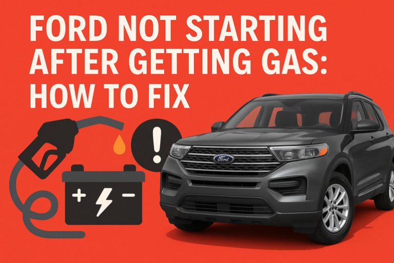 Ford Not Starting After Getting Gas: How to Fix - Know Vehicles