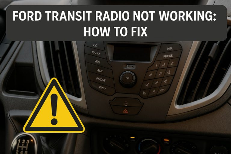 Ford Transit Radio Not Working: How to Fix - Know Vehicles