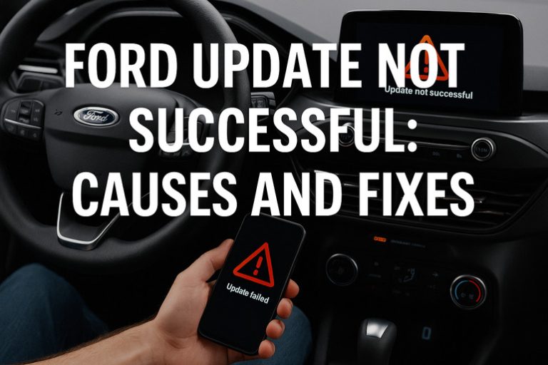Ford Update Not Successful: Causes and Fixes - Know Vehicles